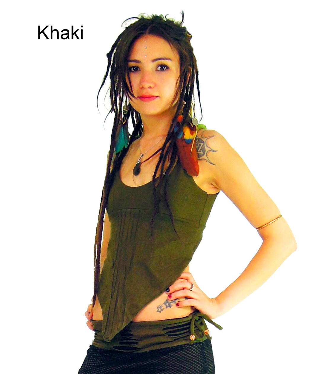 Yoga Top Pixie Clothing Rave Clothing Backless Pixie Clothing Psy ...