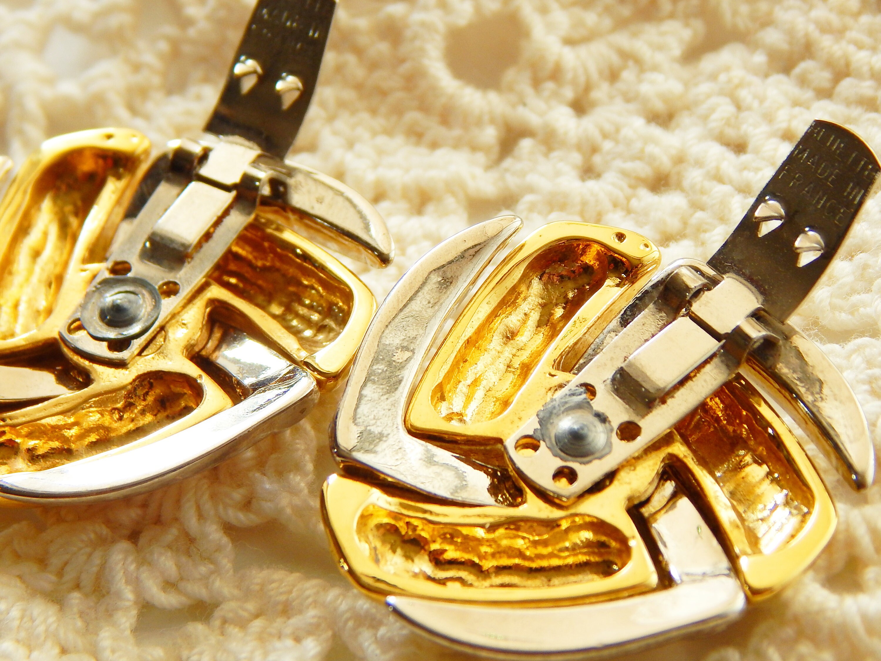 Love Knot Shoe Clips Set of 2 or Scarf Clips Silver and Gold - Etsy
