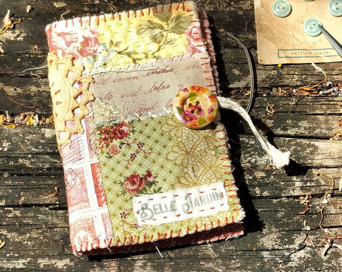 Slow Stitch Needlebook, Handmade Needle Book, Fabric Needlebook ...