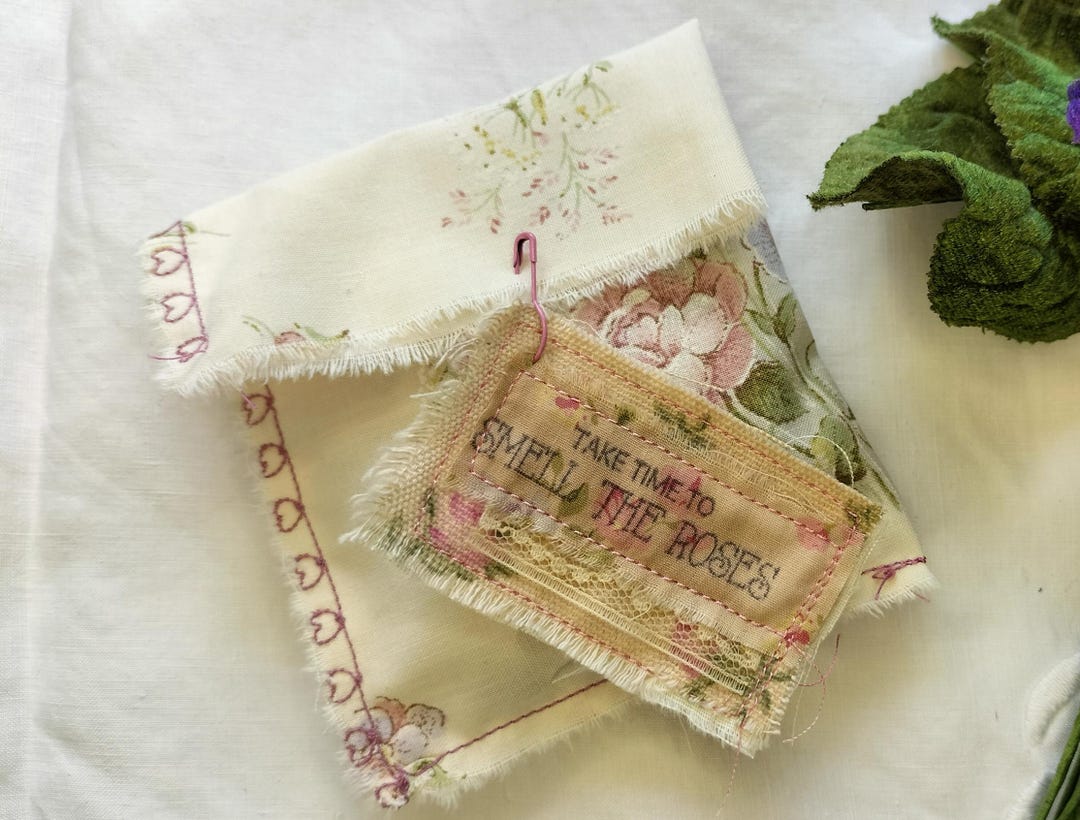 Snippet Pieces, Handmade Fabric Snippets, Slow Stitch, Fabric Art ...