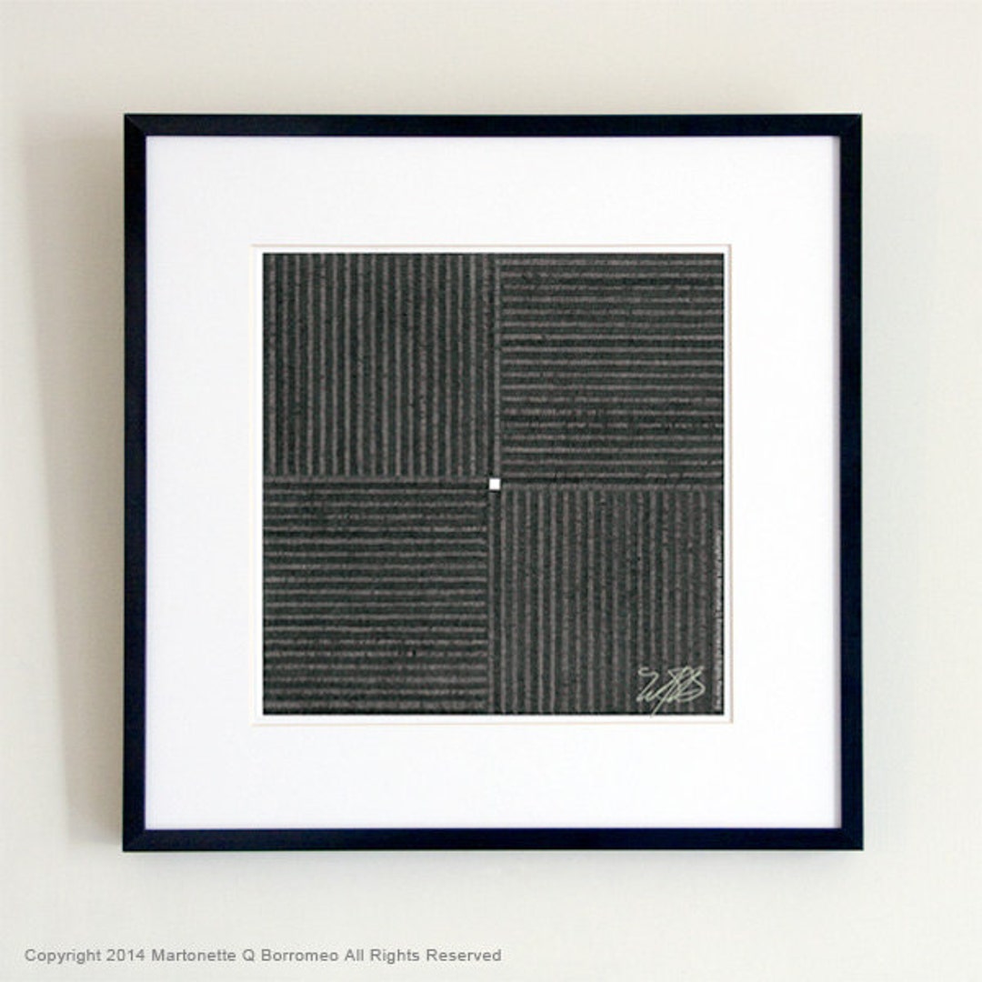 Aerial Abstract Art, Line Minimal Art, White Minimalist, Landscape ...