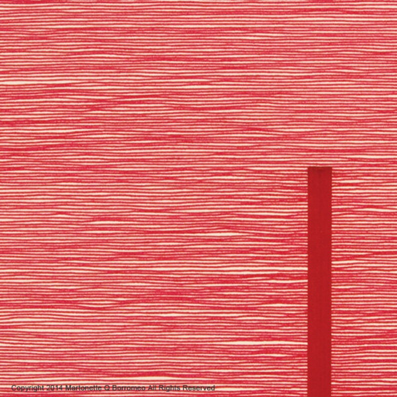Minimalist Art, Red on Red Horizontal Minimal Art, Pen and Ink Drawing ...