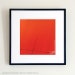 Red Lines Minimalist, Contemporary Black Diagonal Line, Pen Ink Drawing ...