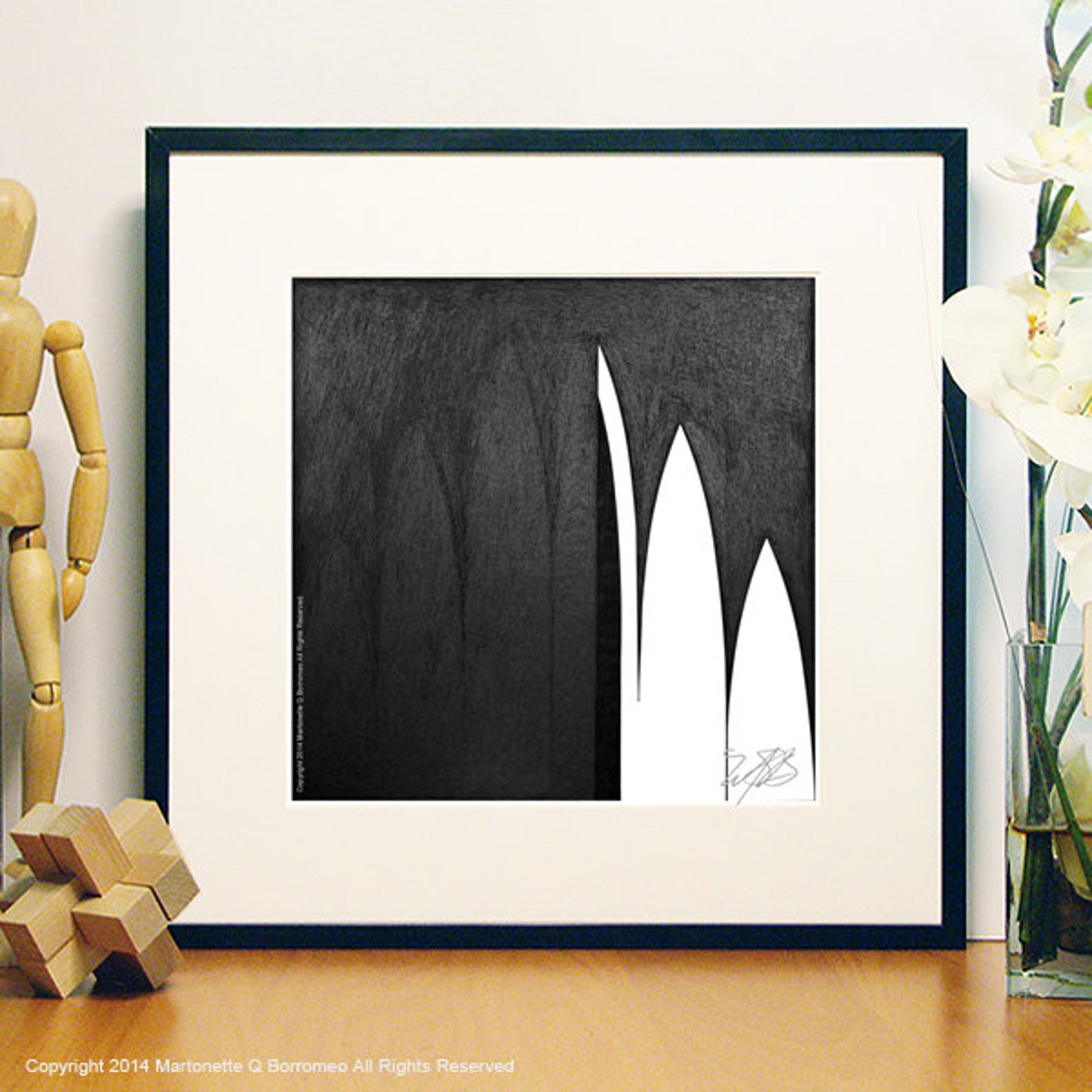 White Arches Abstract Art, Architecture, Crown Minimal Art, Black White ...