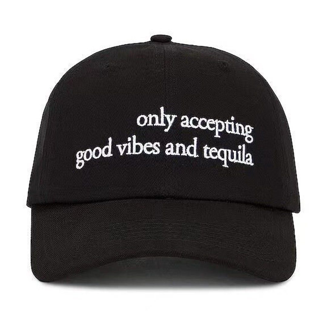 Custom Caps Embroidery Logo Baseball Caps Personalised Caps-only Accepting Good Vibes and ...
