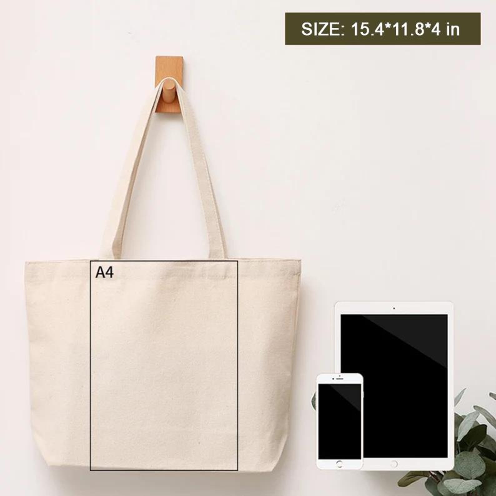 Custom Embroidered Tote Bag: Personalized Shopping Bag With Logo - Etsy