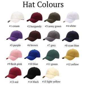 Custom Cotton Caps Embroidery Baseball Caps Solid Colour Caps ...