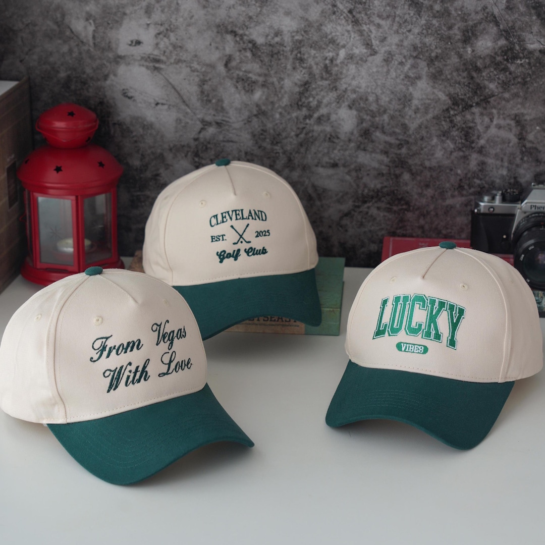 Custom Embroidered Two-tone Trucker Hat: Personalized Baseball Cap - Etsy