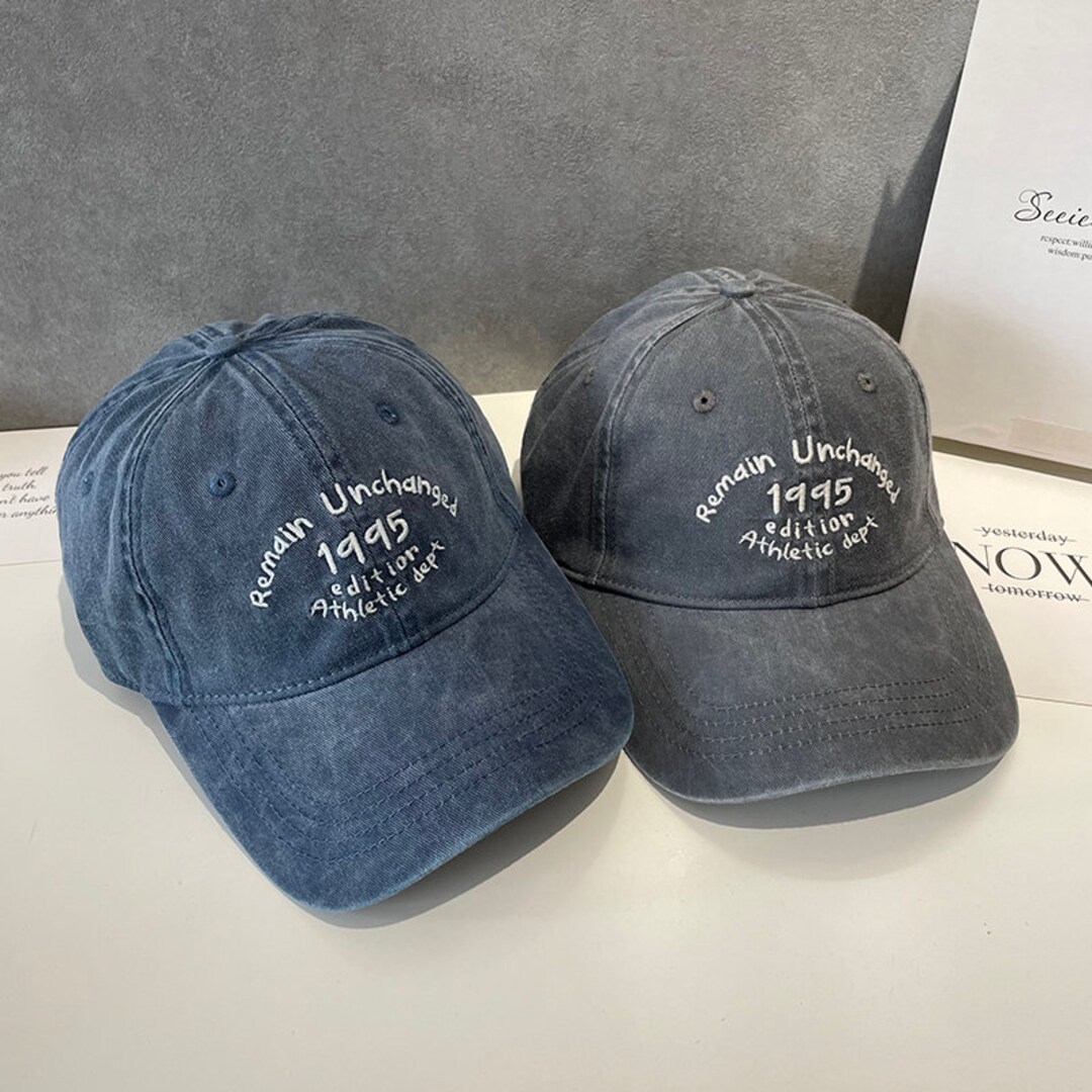 Custom Caps Embroidery Caps Pure Cotton Hat Soft Top Outdoor Washed ...