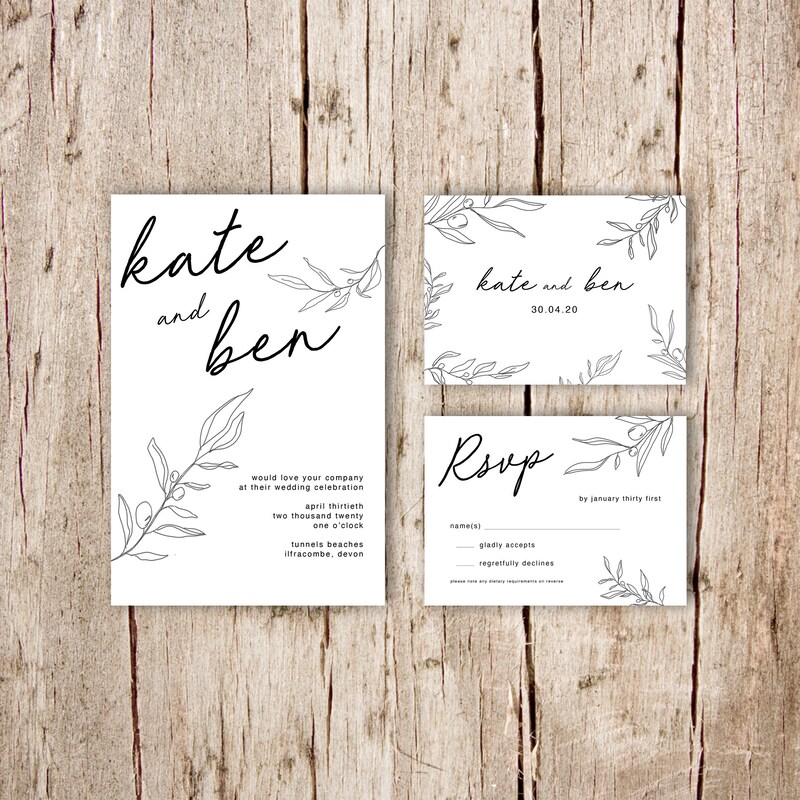 Branch Invitation - Etsy