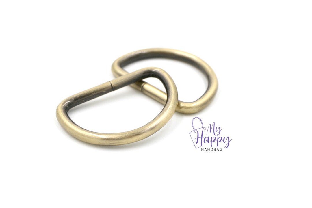 Brass 1 1/2" -38mm D- Ring Hardware for Bags and Crafts, Set of 2 - Etsy