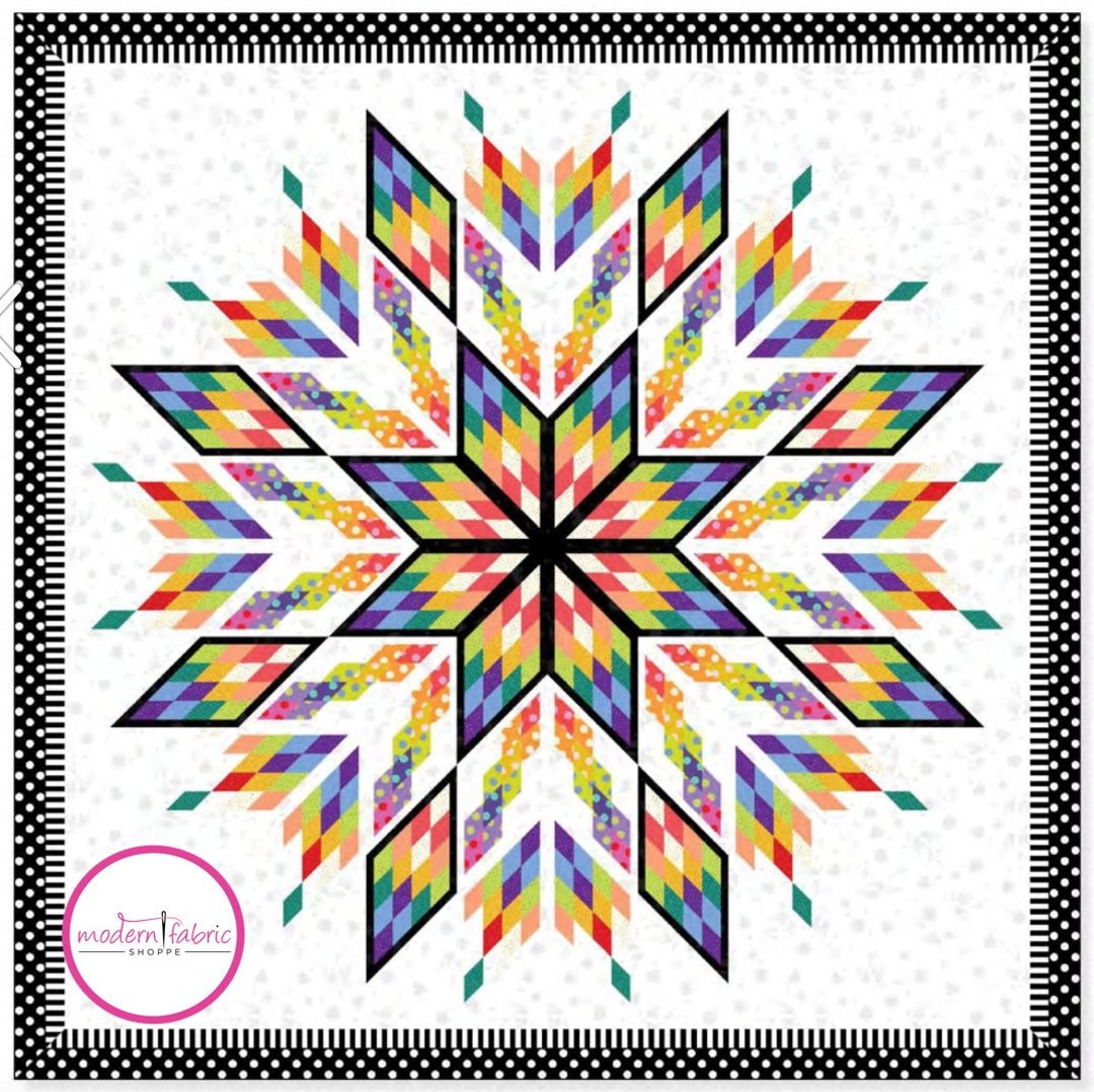 Confetti Cake Quilt Kit Featuring Tula Pink Foundation Paper Piecing - Etsy