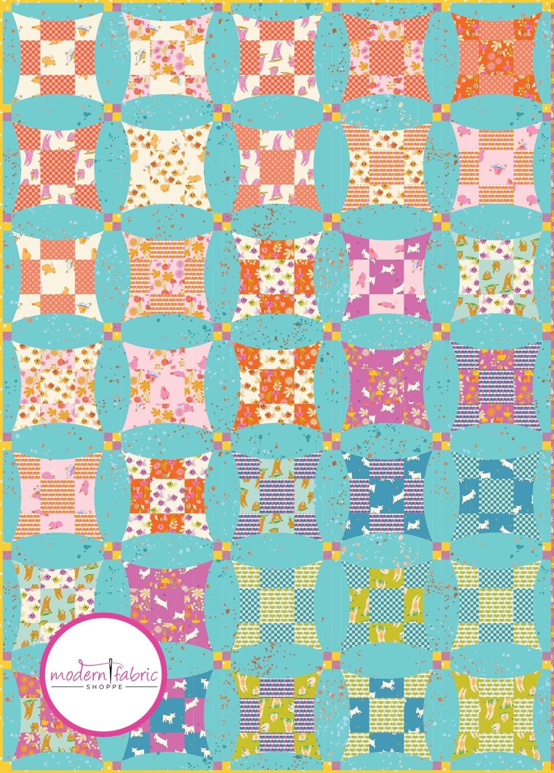 Windy City Quilt Kit Featuring Animal Animal by Ruby Star Society ...