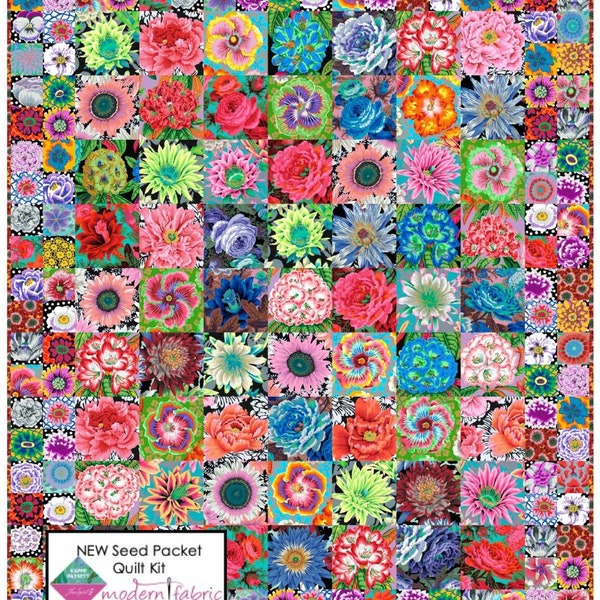 Kaffe Seed Packets Quilt - Etsy