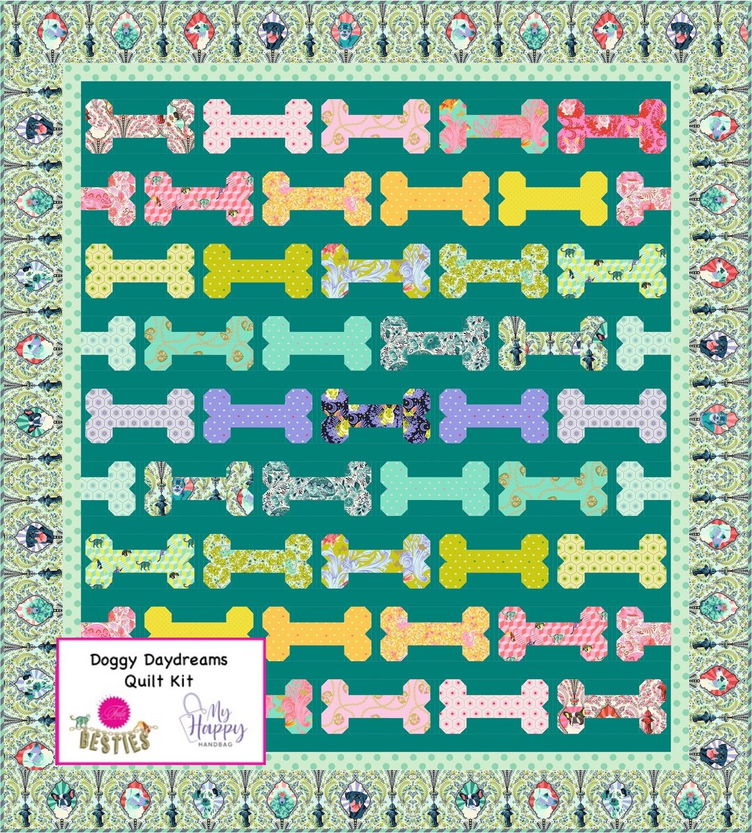 Tula Pink Besties Doggy Daydreams Quilt Kit OCTOBER 2023 Delivery - Etsy