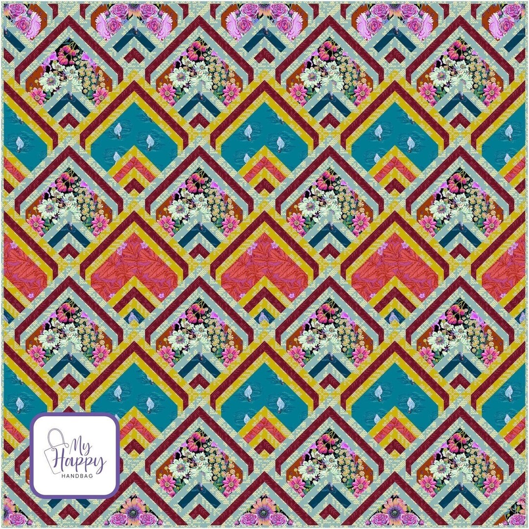 PRE-ORDER Anna Maria Horner Lenora Quilt Kit Featuring Good Gracious ...