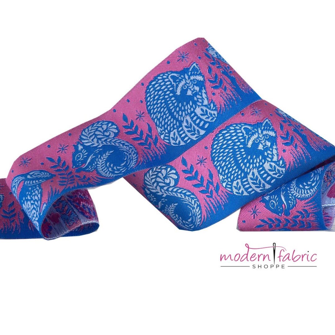 Tula Pink Slow and Steady Vintage Animal Grandstand Pink and - Etsy