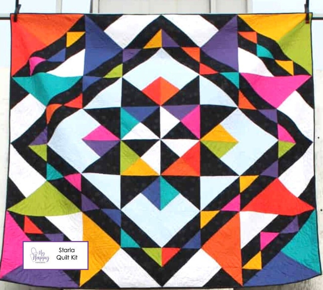 Starla Quilt Kit Featuring Free Spirit Solids Charisma Horton Pattern ...