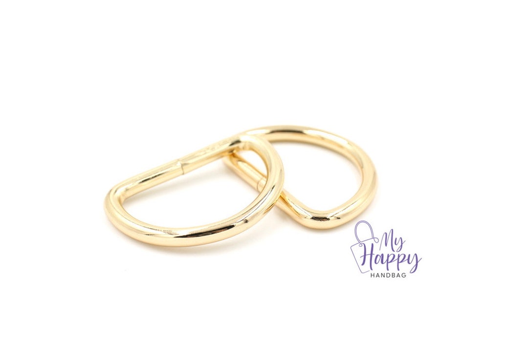 Gold 1 1/2" -38mm D- Ring Hardware for Bags and Crafts, Set of 2 - Etsy
