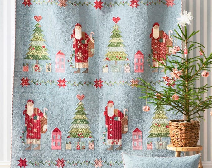 Vintage Quilt Christmas Trees, Set of 4 - Etsy
