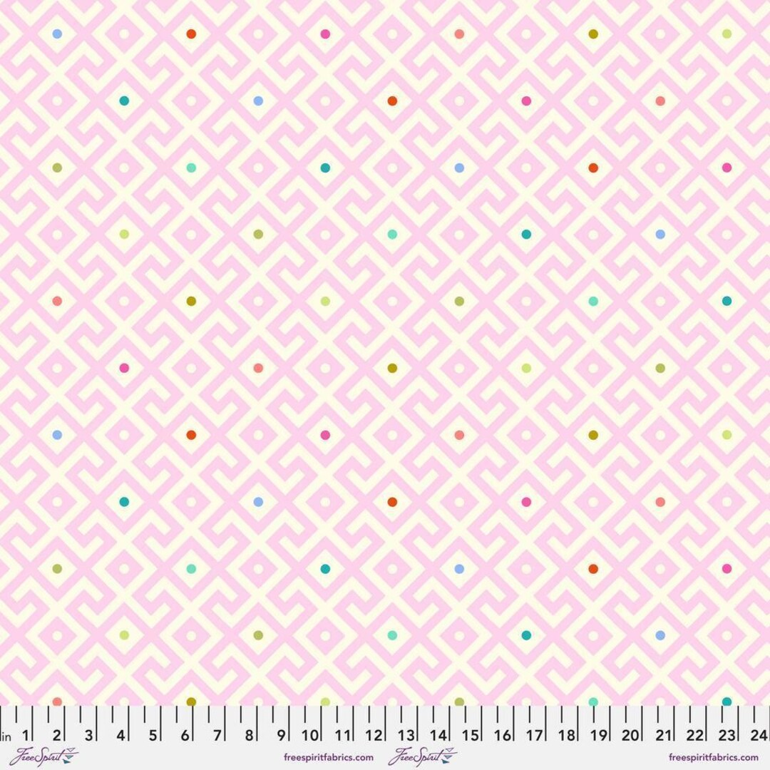 Tula Pink Moon Garden- 108" Wide Back- Mama Geo QBTP010.DAWN- Half Yard ...