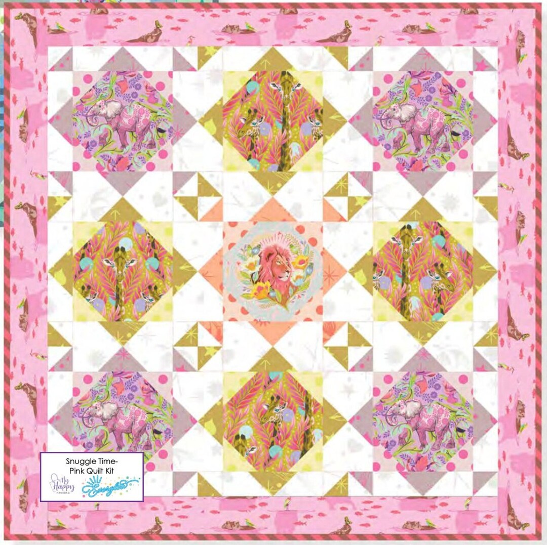 Tula Pink Everglow Snuggle Time Pink Quilt Kit APRIL 2023 - Etsy