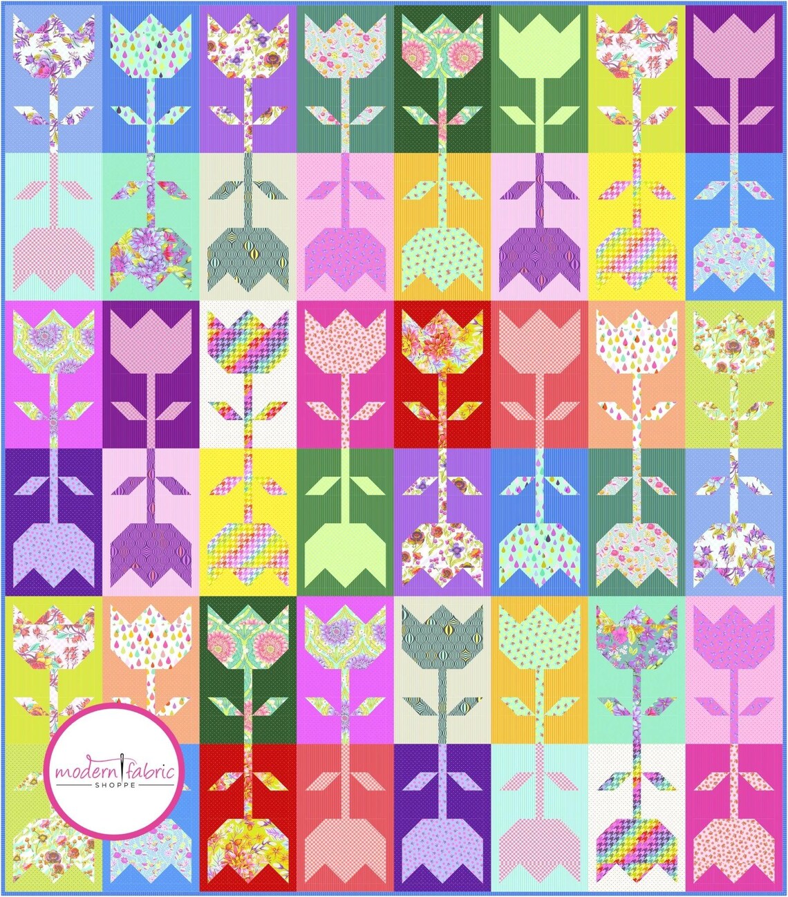 Tula Pink- Untamed- Flower Block Quilt Kit- October 2024 - Etsy