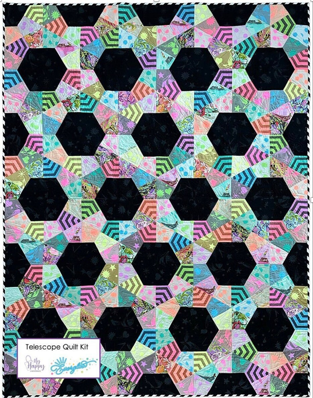 Tula Pink Everglow Telescope Quilt Kit APRIL 2023 Delivery - Etsy