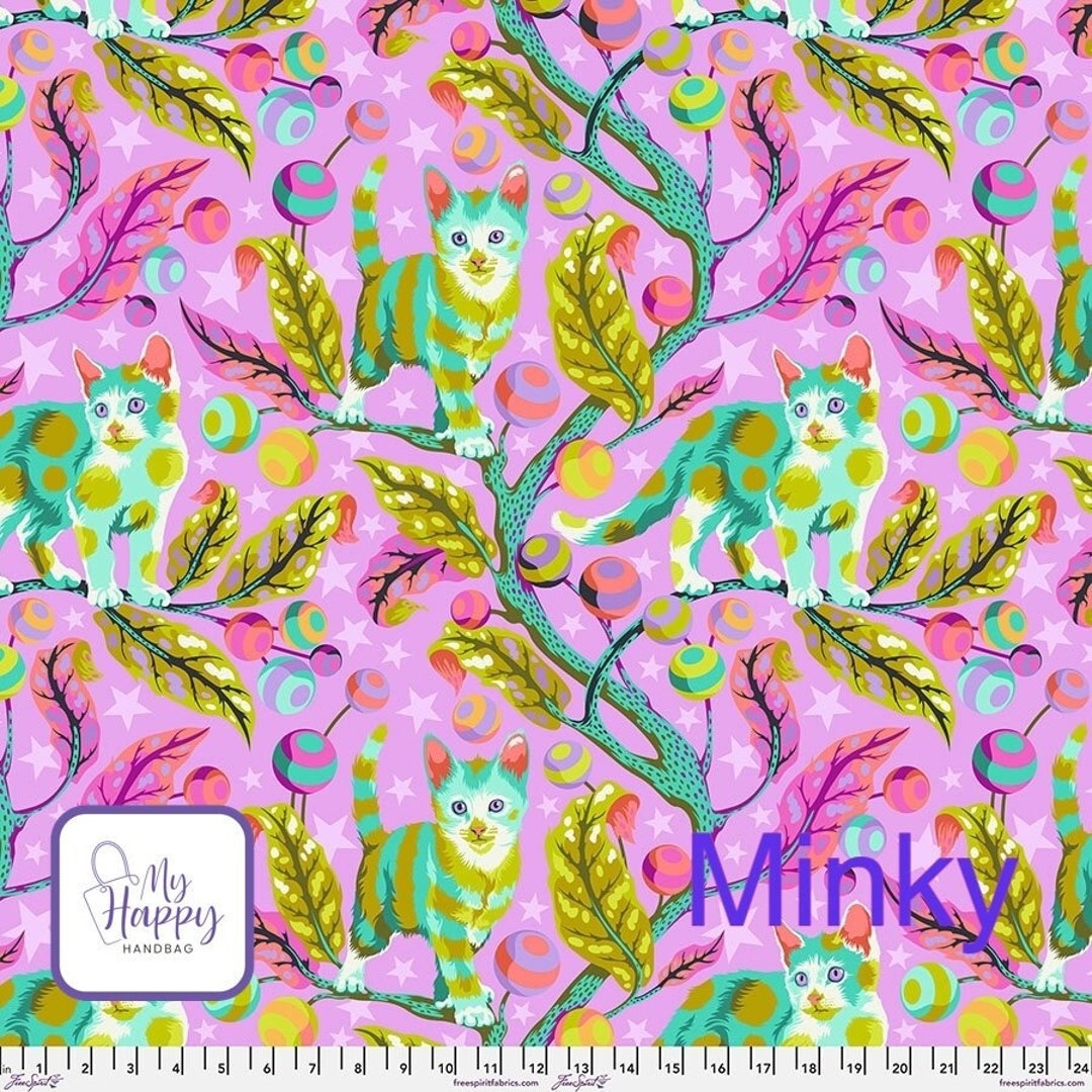 Pre-order Tula Pink Tabby Road Deja Vu MINKY Club Kitty MKTP004 ...