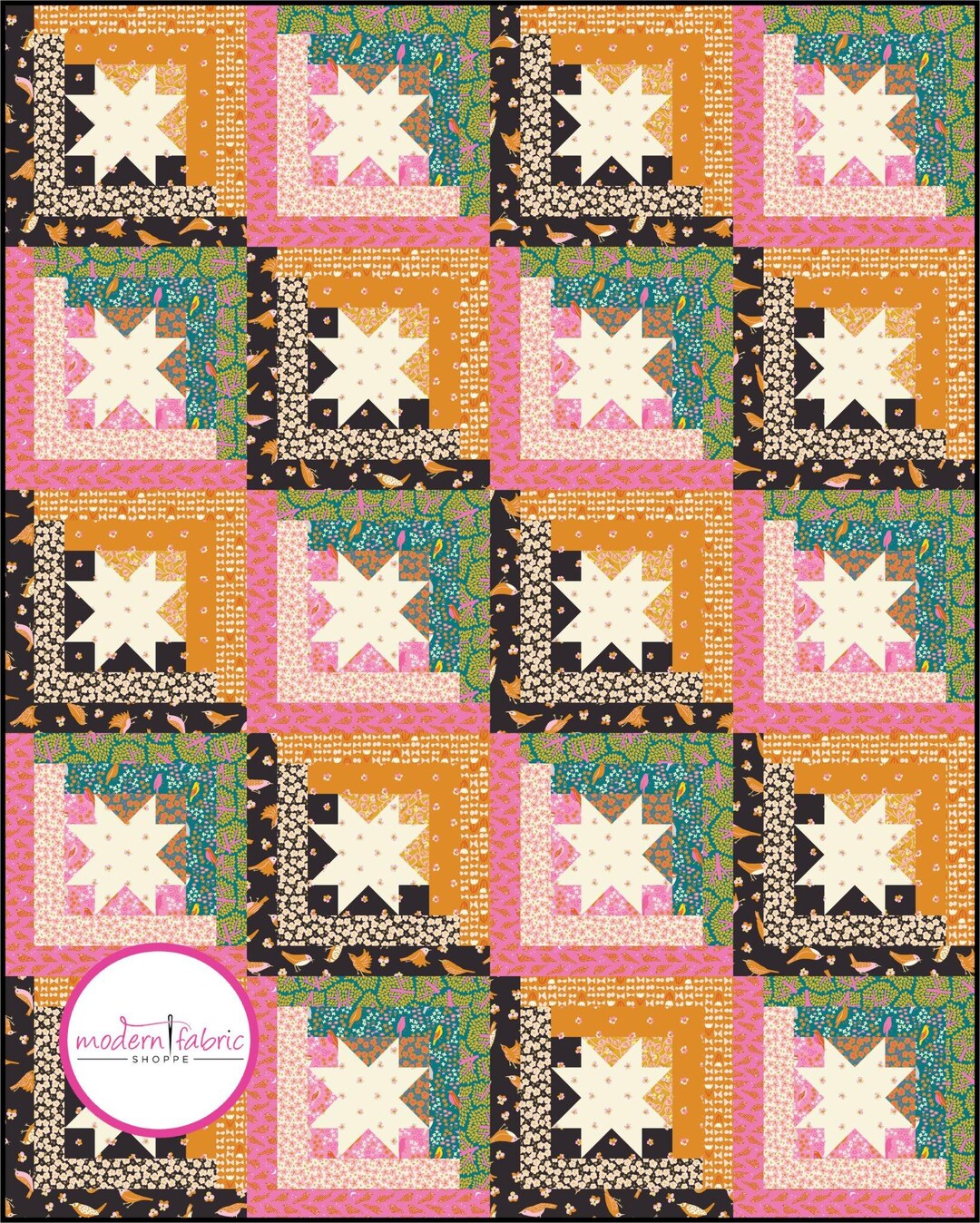 Kimberly Kight Spectra Quilt Kit Featuring Bird is the Word December ...