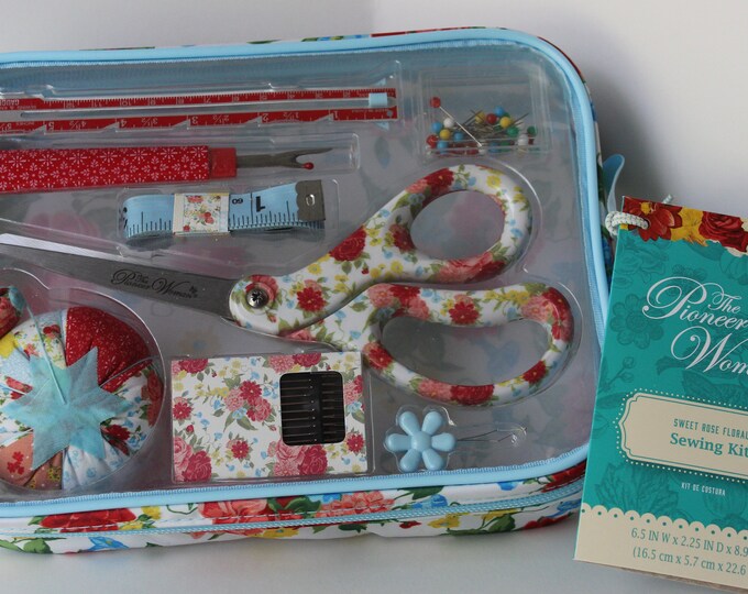 Sweet Rose Floral the Pioneer Woman 9 Piece Sewing Kit - Etsy