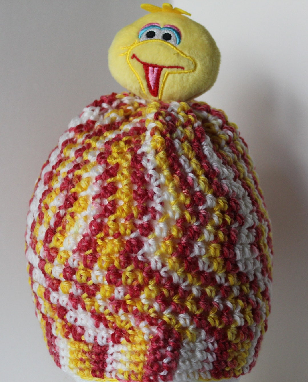 Big Bird Handmade Crochet Child Size Hat Sesame Street - Etsy