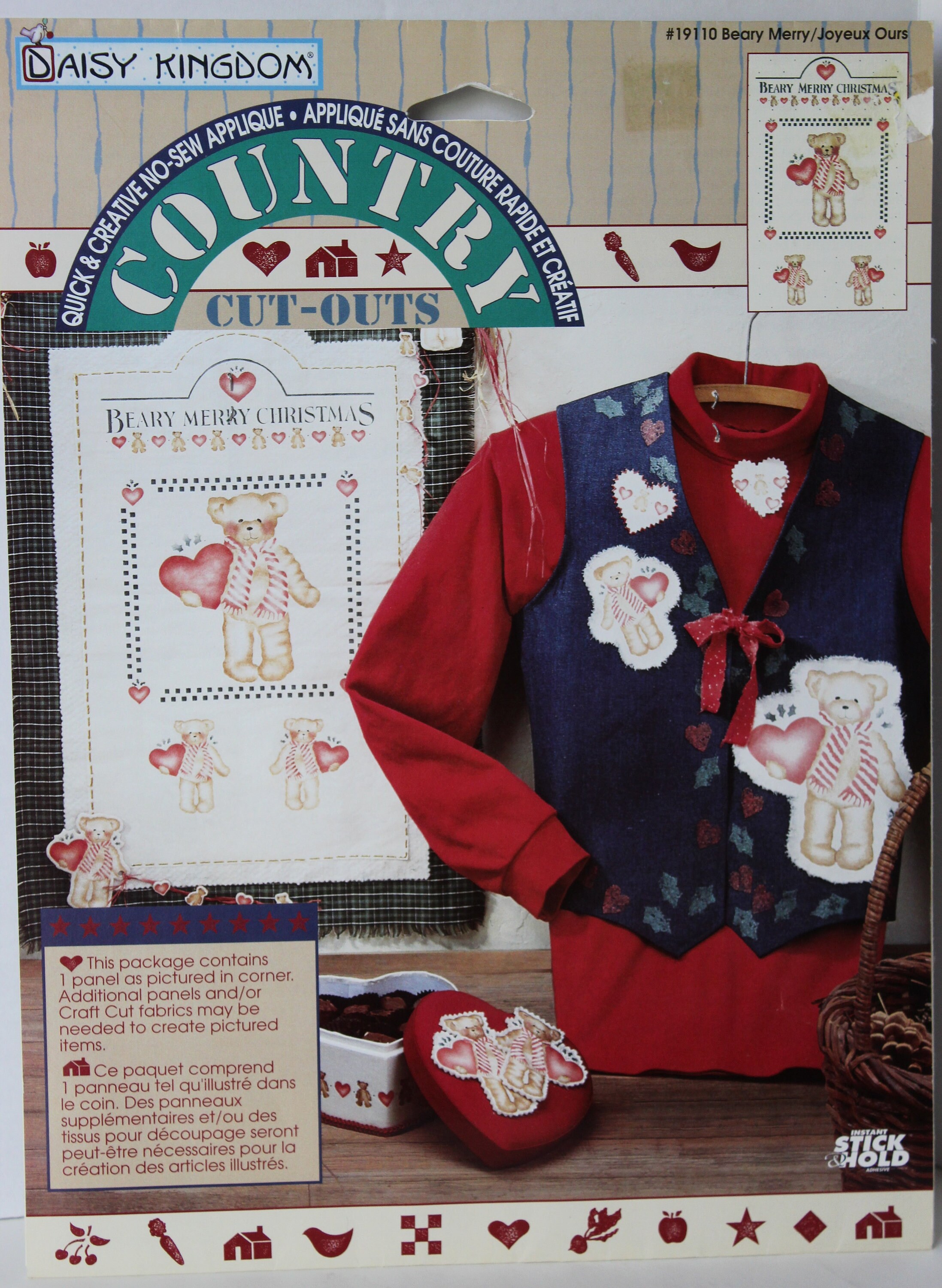 Vintage Daisy Kingdom Country Cut-outs No Sew Applique Sold per Pattern ...