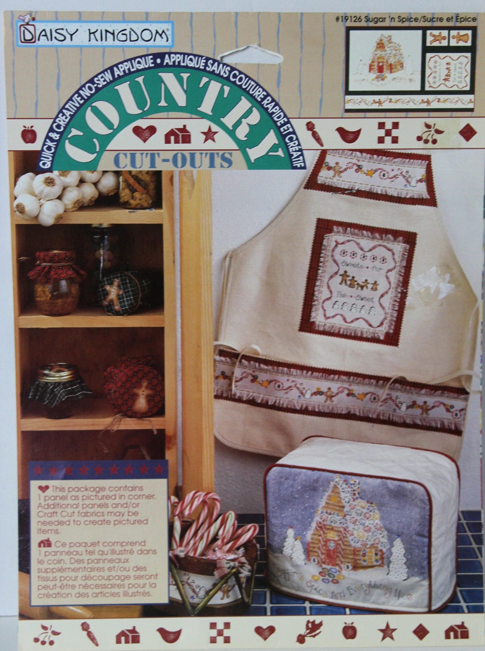Vintage Daisy Kingdom Country Cut-outs No Sew Applique Sold per Pattern ...