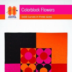 Colorblock Flowers Quilt Pattern by Sam Hunter - Etsy