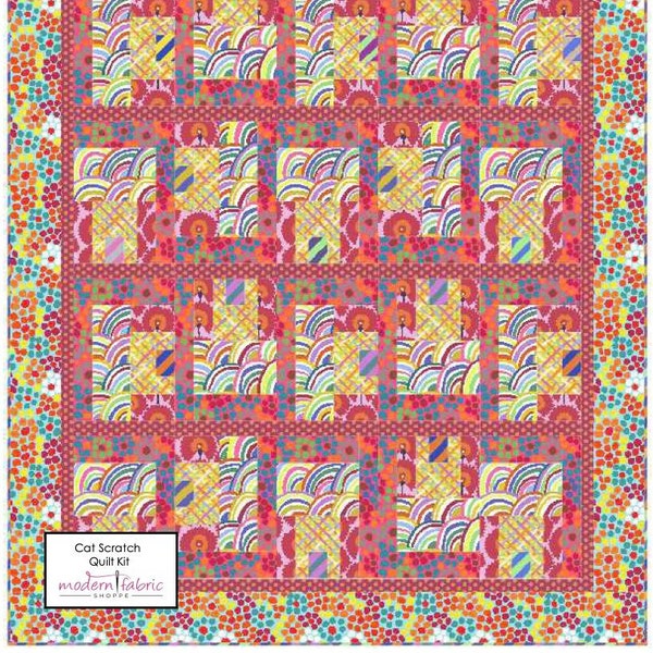 Cat Scratch Quilt Pattern - Etsy