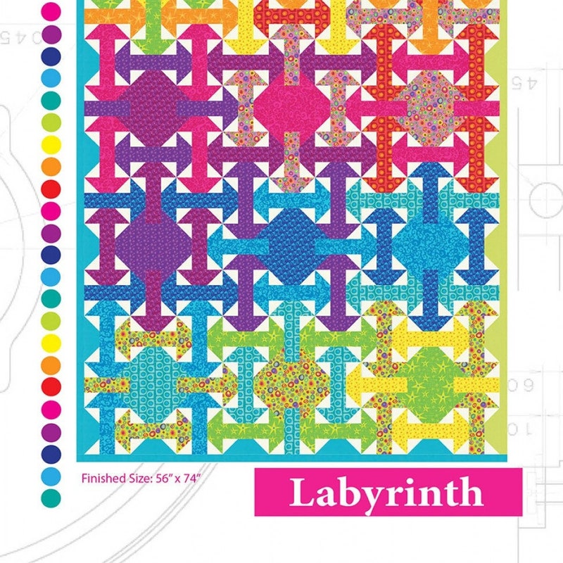 Labyrinth Quilt Pattern - Etsy