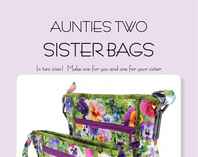 Aunties Two Sister Bag Pattern - Etsy