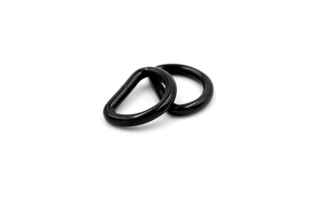 Black 1"- 25mm D-ring Hardware for Bags and Crafts, Set of 2 - Etsy