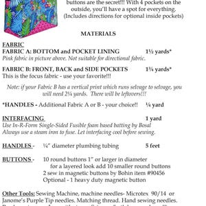 Aunties Two- All Buttoned up Bag Pattern - Etsy