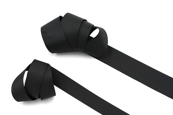 1 inch black nylon webbing store