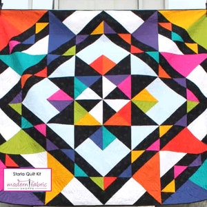 Starla Quilt Kit Featuring Free Spirit Solids Charisma Horton Pattern ...