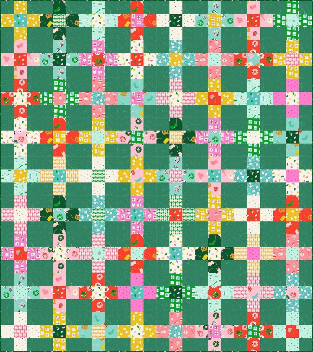 PRE-ORDER Kimberly Kight- Josie's Patch Quilt Kit- Featuring Merry ...