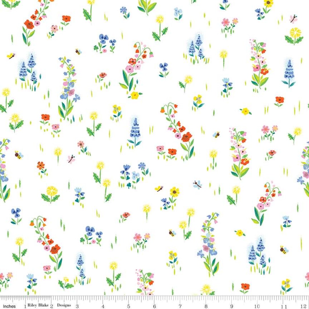 100 Aker Woods by Jill Howarth for Riley Blake Designs- Picnic Meadow ...