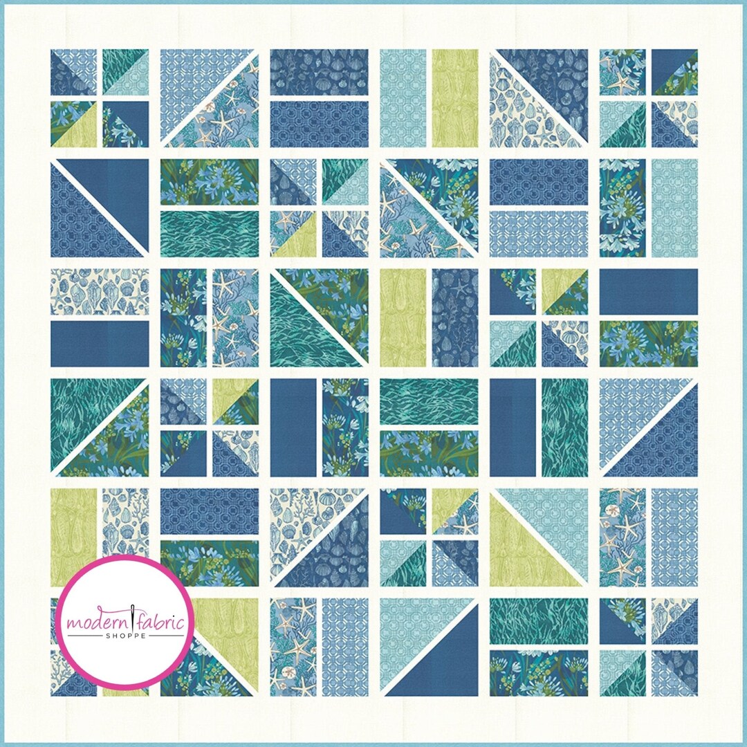 PRE-ORDER Backlash-cream Quilt Kit Featuring Serena Shores by Robin ...