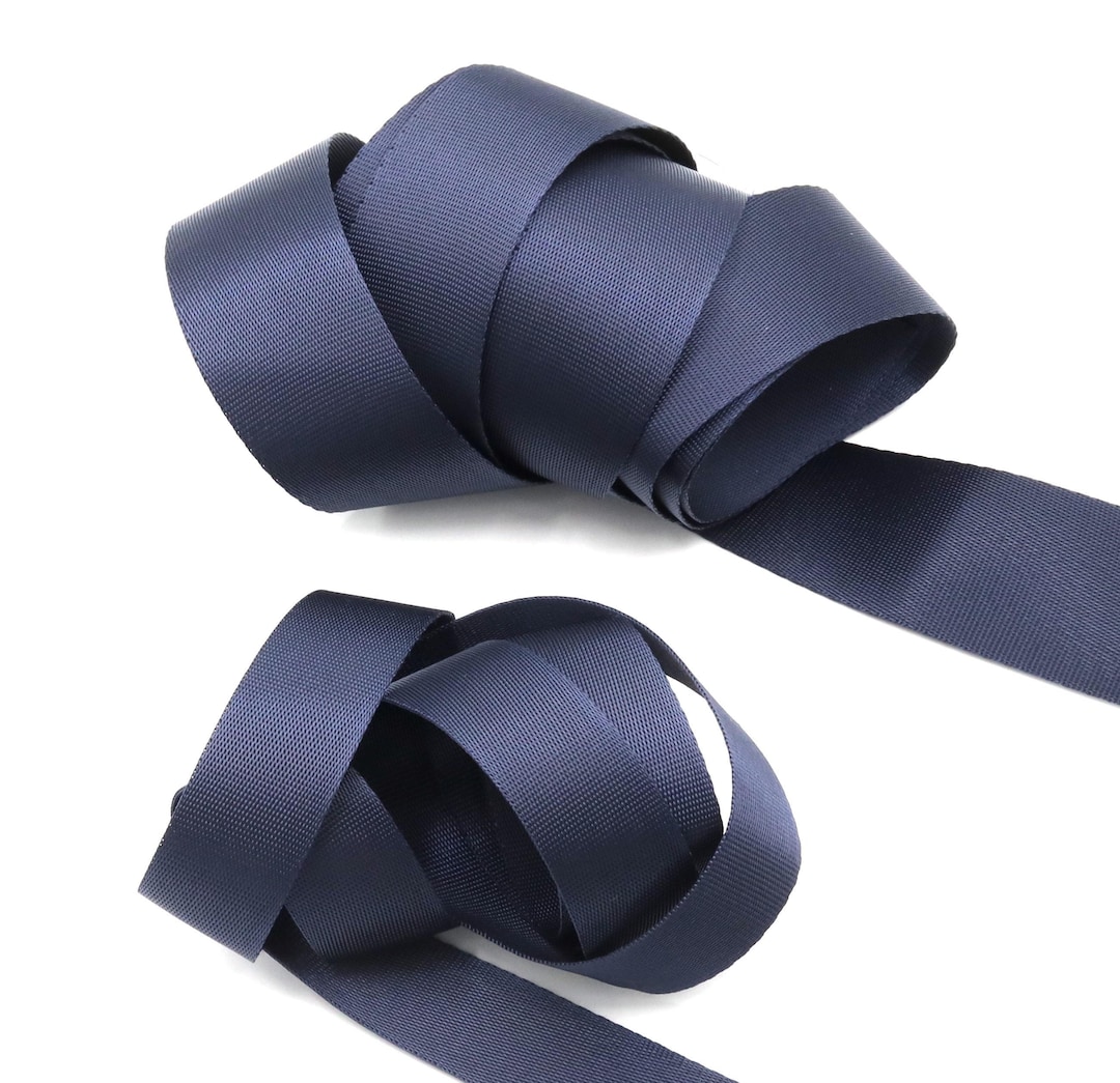 Navy 1 Inch (25mm) or 1.5 Inch (38mm) Width Nylon Webbing- Strapping by ...