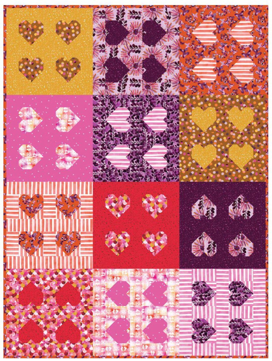 Pre-order Josephine Kimberling Love All Around Quilt Kit Featuring Painted Garden June 2025 - Etsy