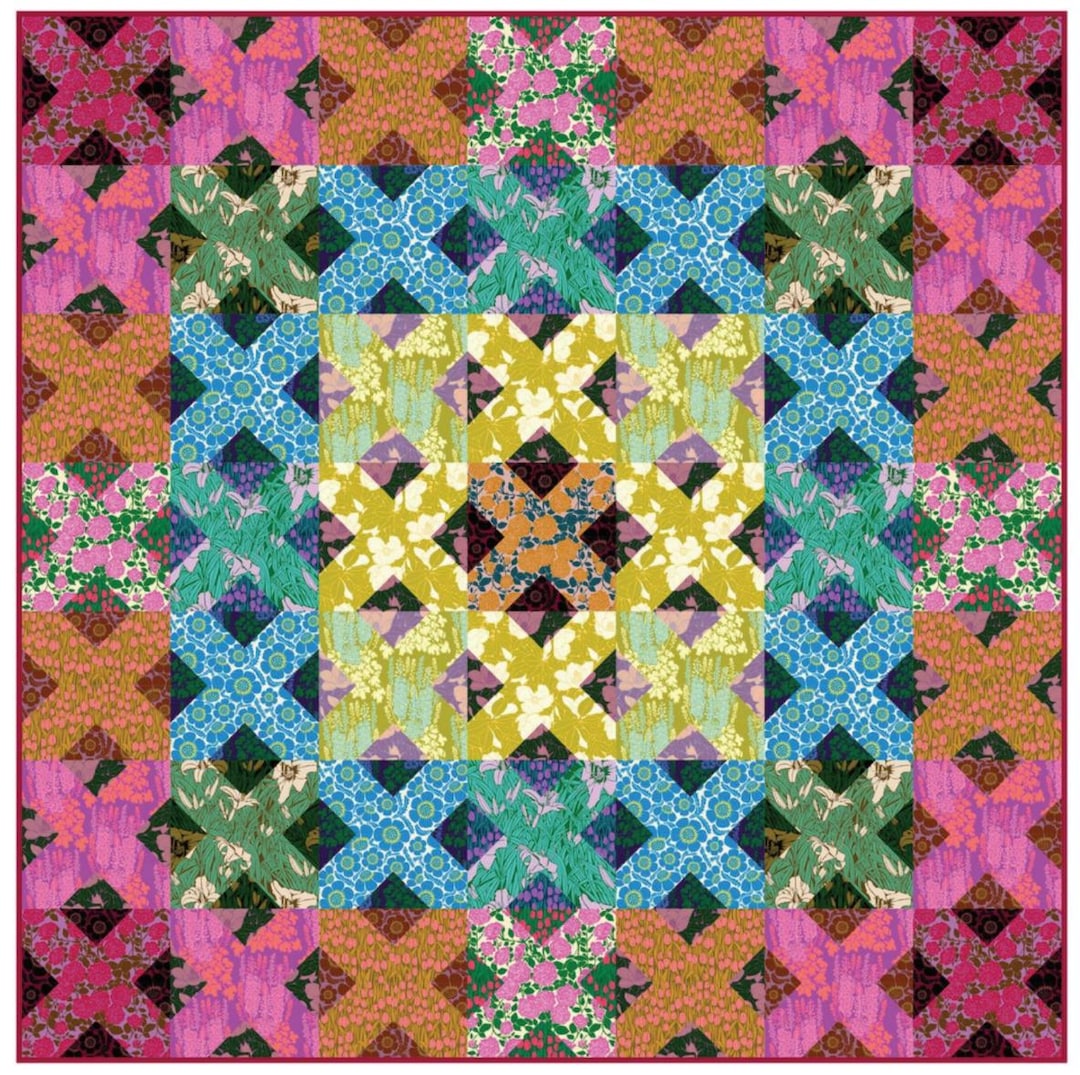 Pre-order Anna Maria Textiles- Clean Cut Quilt Kit Featuring Clean Cut ...