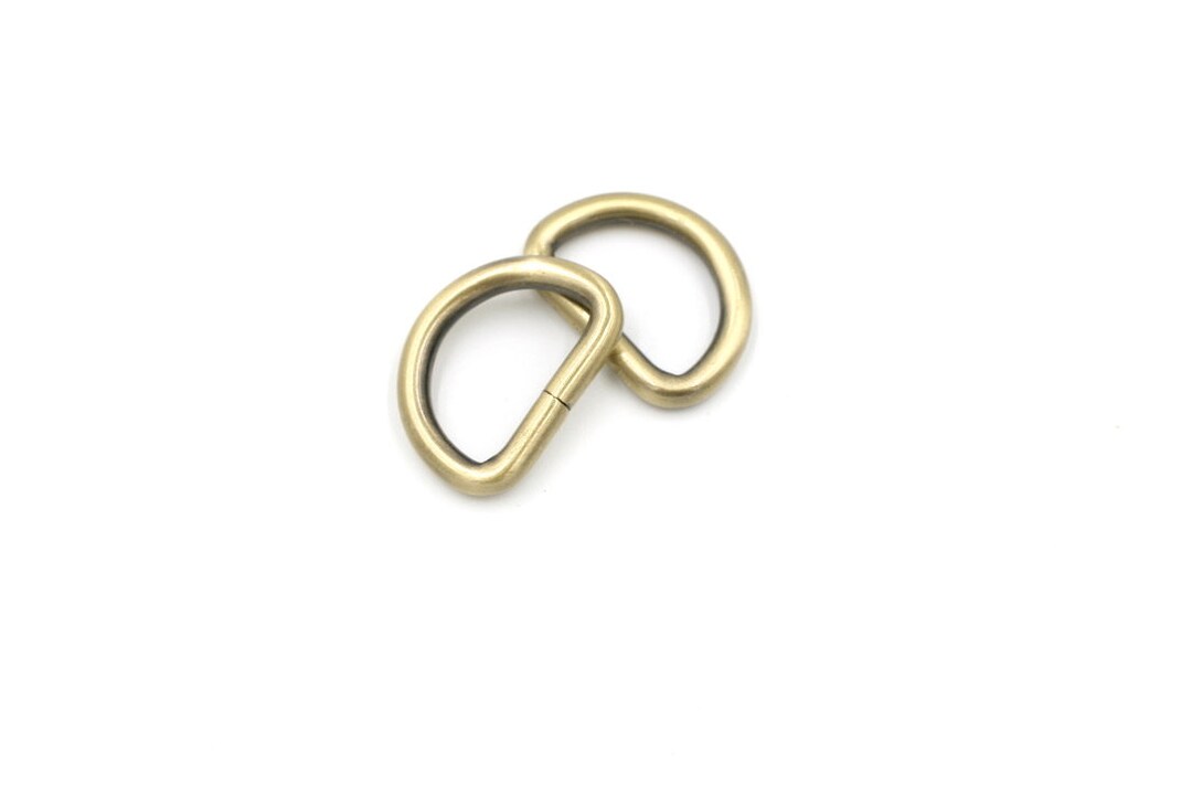 Brass 1"- 25mm D-ring Hardware for Bags and Crafts, Set of 2 - Etsy