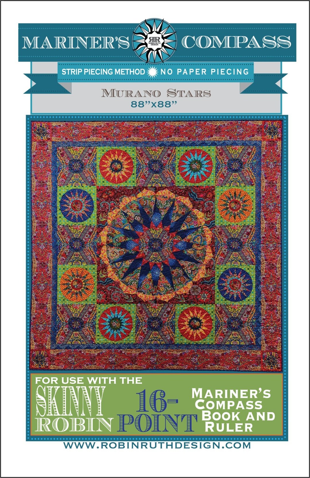 Murano Stars Quilt Pattern by Robin Ruth - Etsy